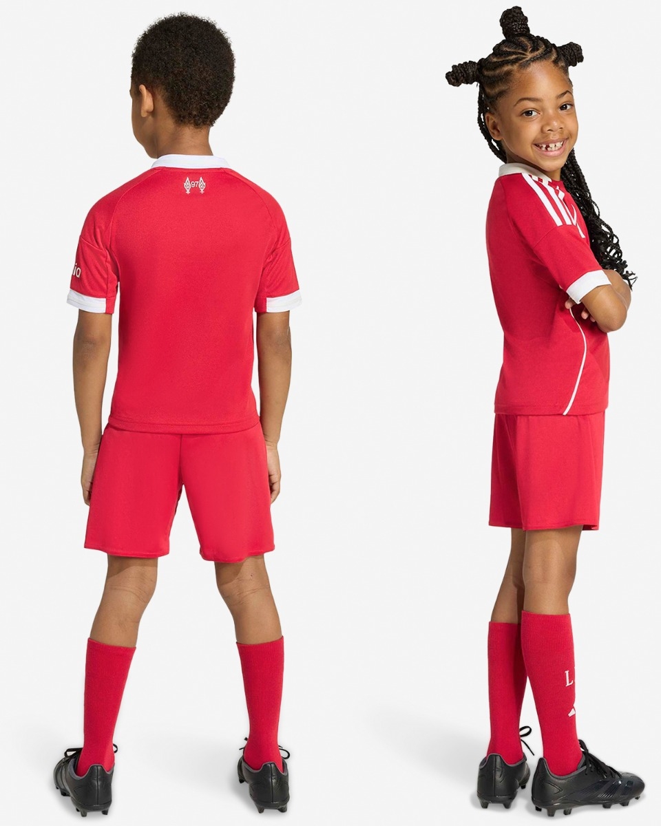 LFC adidas Kids 25/26 Home Mini Kit