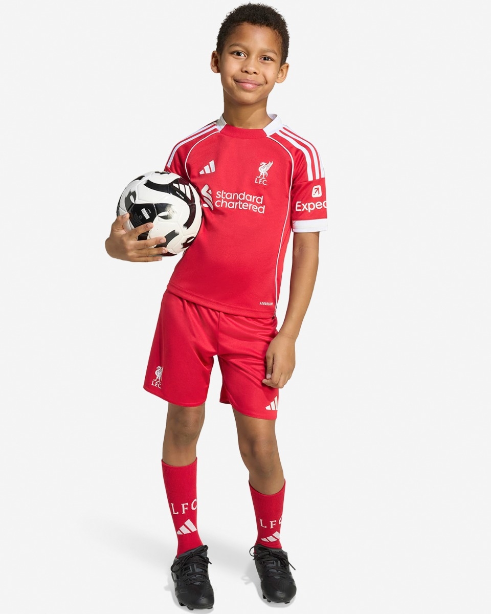 LFC adidas Kids 25/26 Home Mini Kit