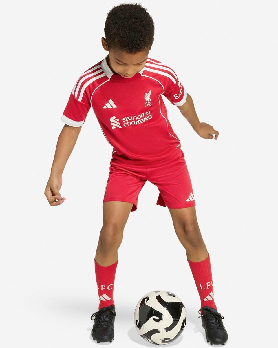 LFC adidas Kids 25/26 Home Mini Kit