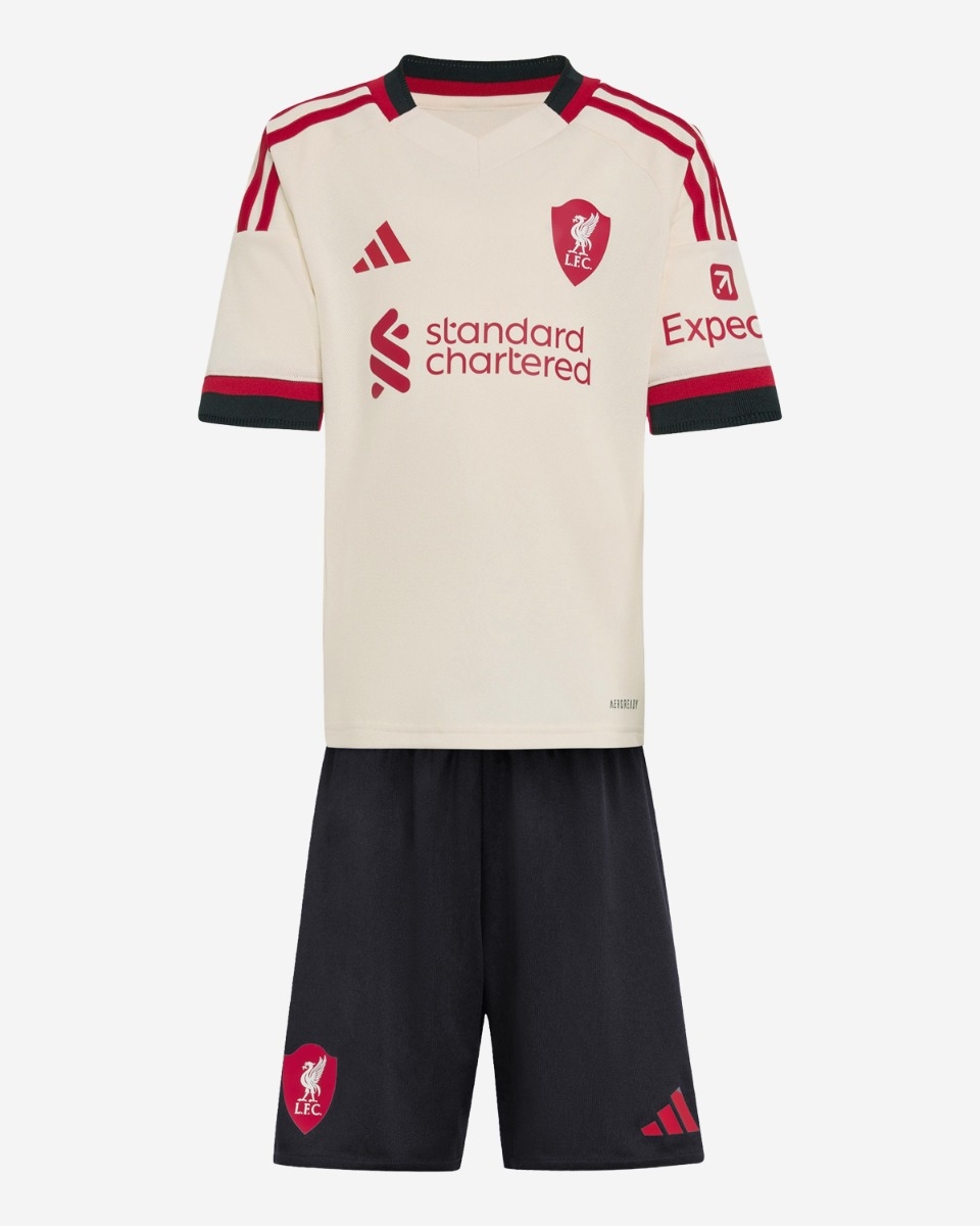 LFC adidas Kids 25/26 Away Mini Kit