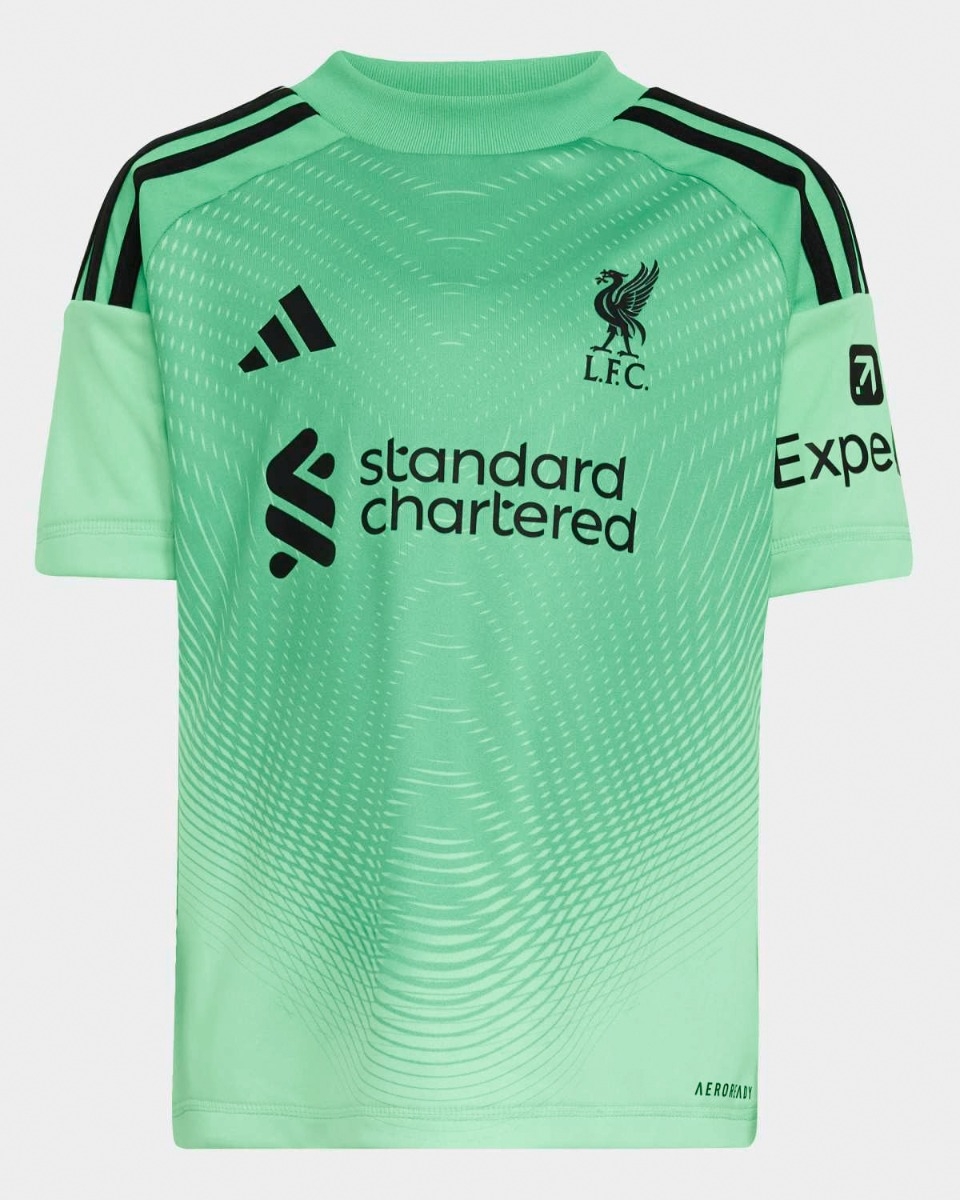 LFC adidas Little Kids 25/26 Home Goalkeeper Mini Kit