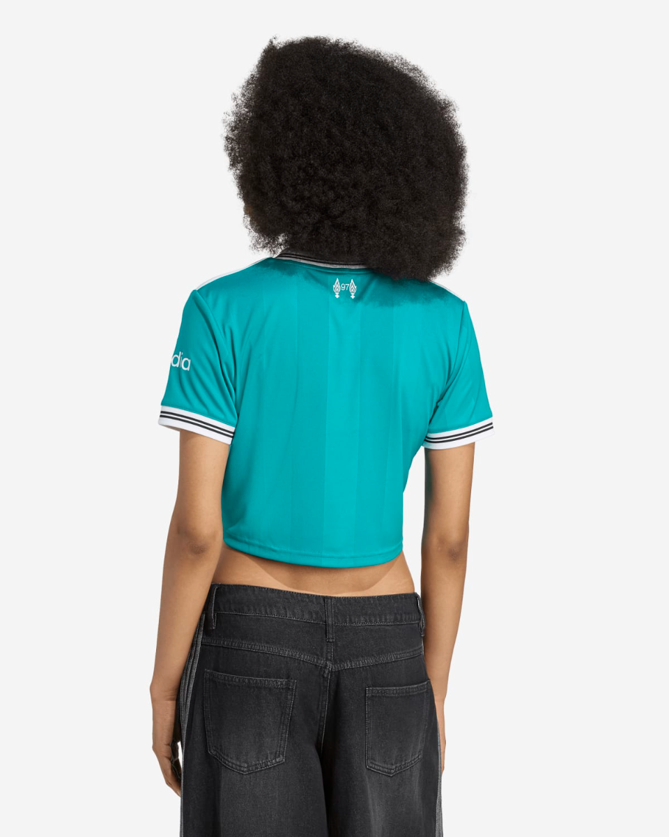 LFC adidas Womens 25/26 Third Short Sleeve Crop Jersey