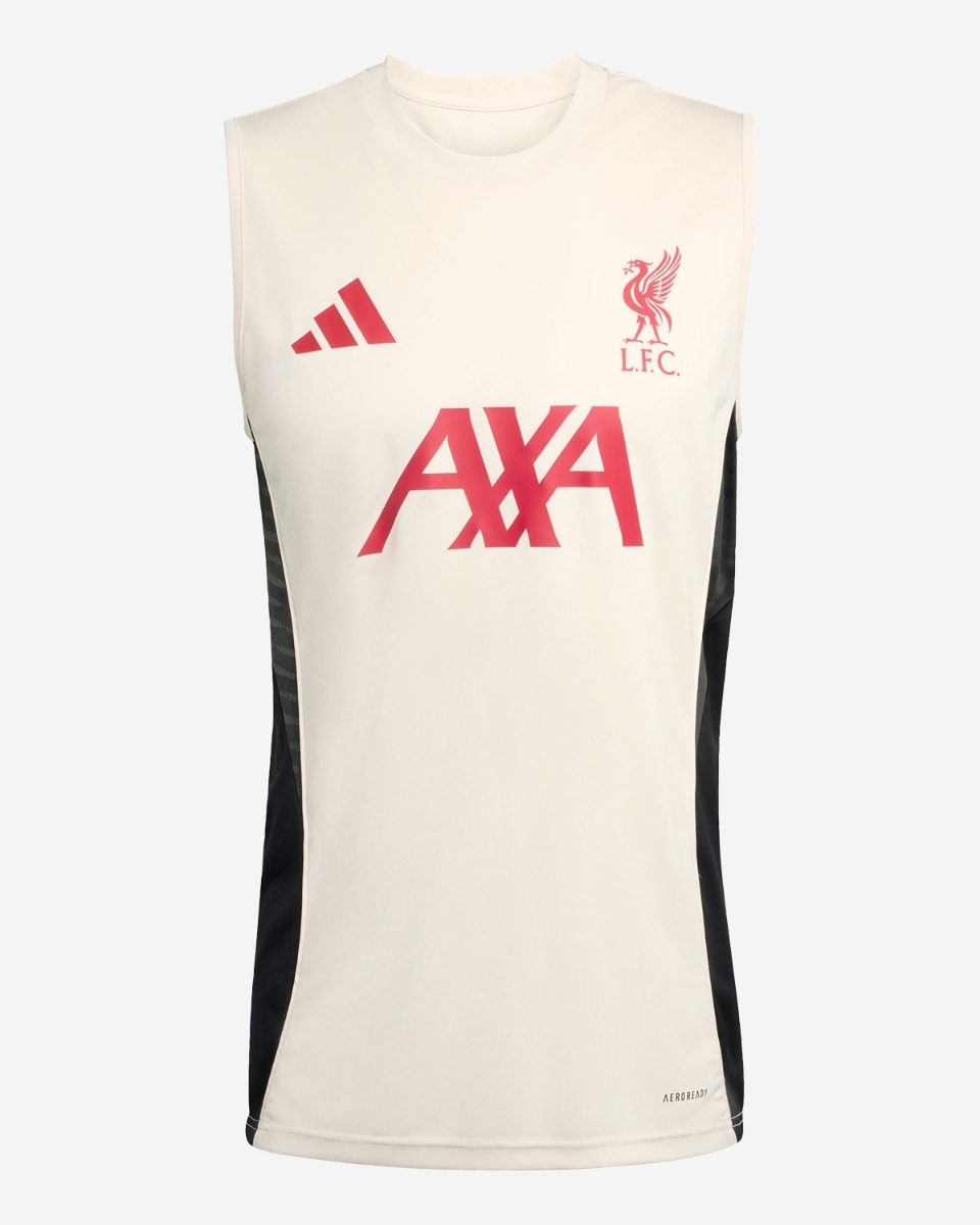 LFC adidas Mens 25/26 Domestic Training Vest White