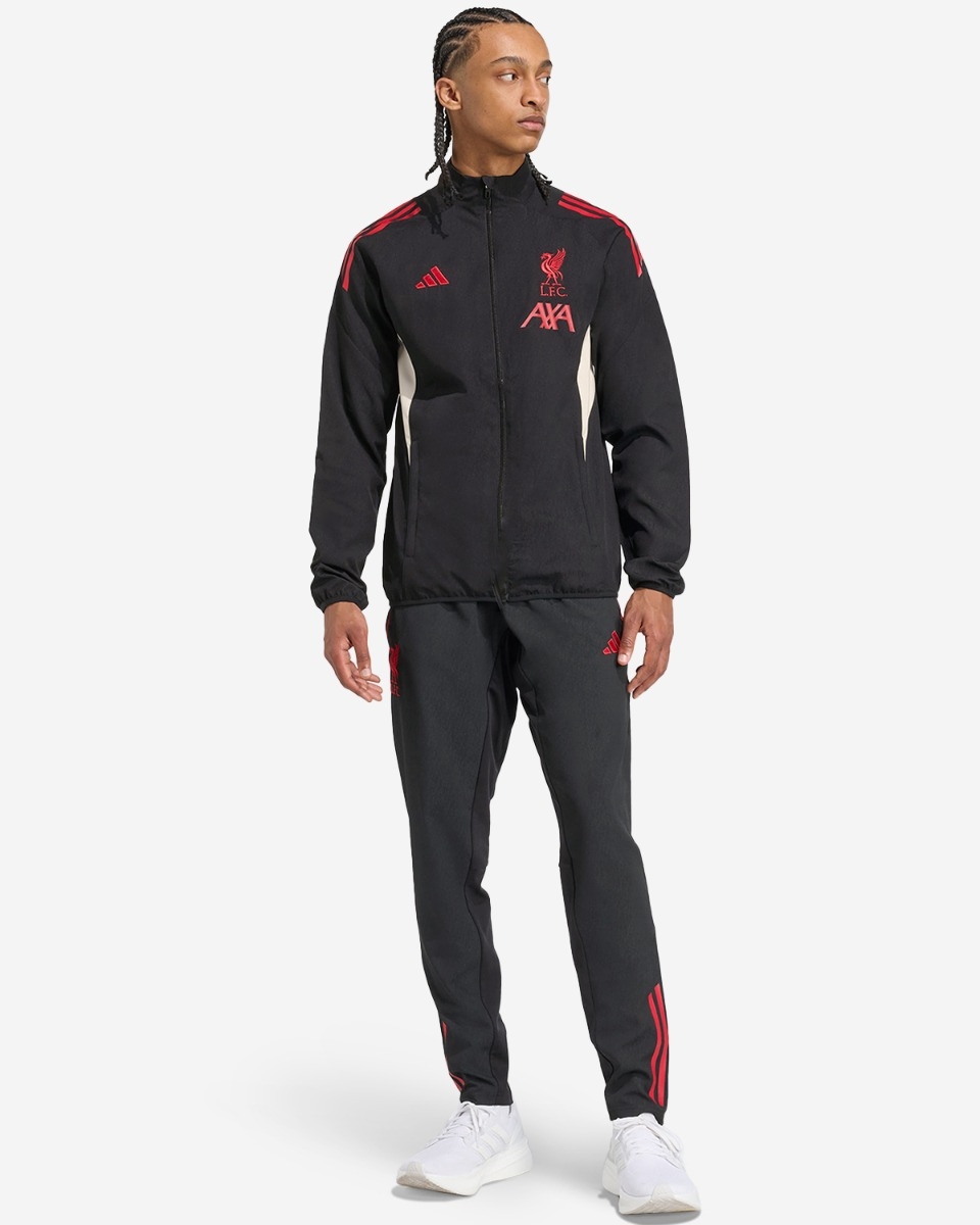 LFC adidas Mens 25/26 Domestic Training Jacket Black