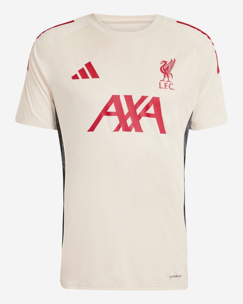LFC adidas Mens 25/26 Domestic Short Sleeve Top White