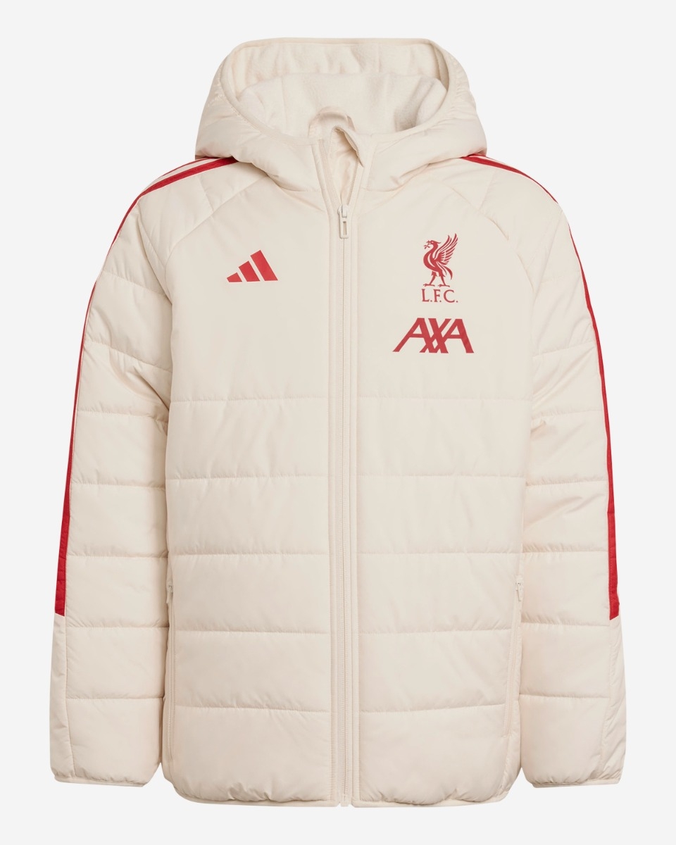 LFC adidas Youth 25/26 Puffa Jacket White