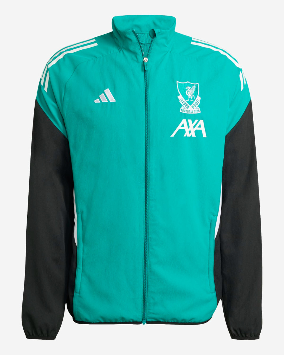 LFC adidas Mens 25/26 European Pre Match Jacket