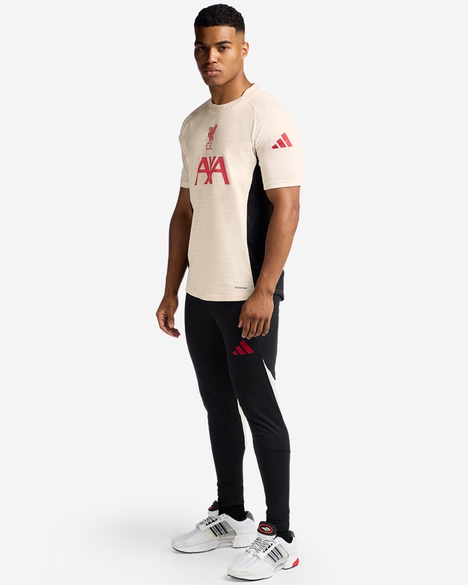 LFC adidas Mens 25/26 Short Sleeve Domestic Top White