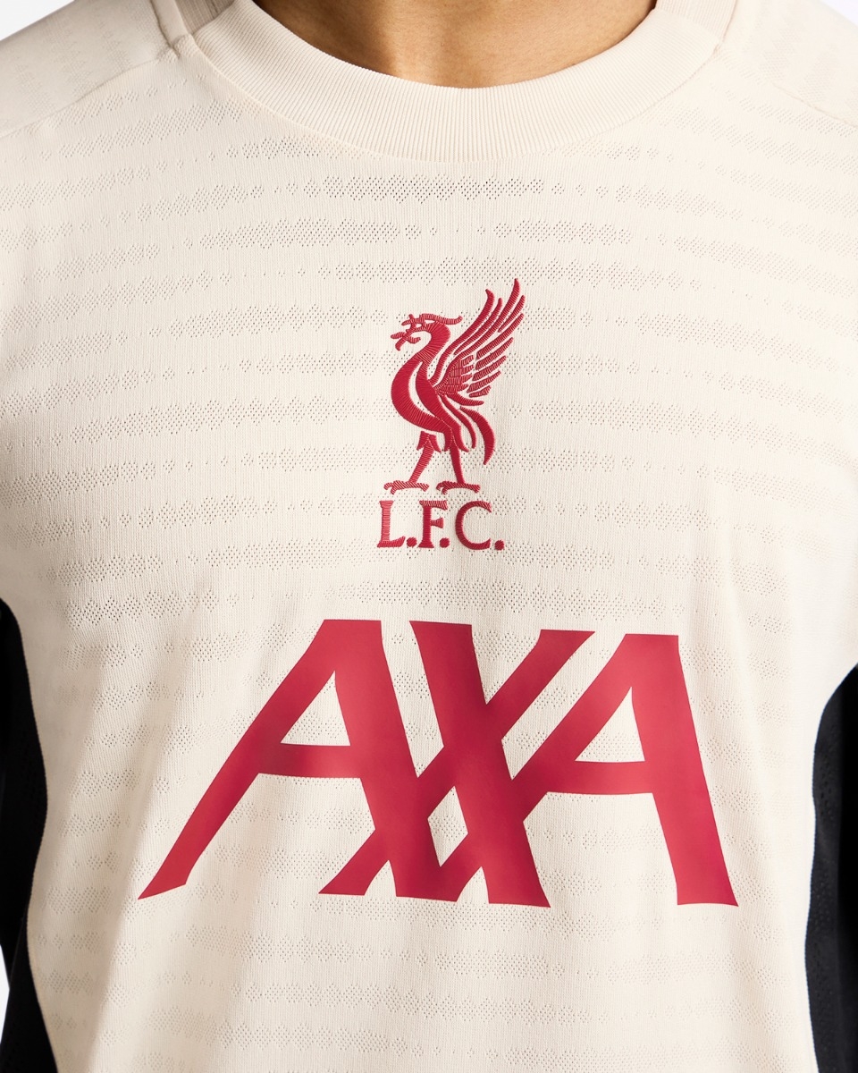 LFC adidas Mens 25/26 Short Sleeve Domestic Top White