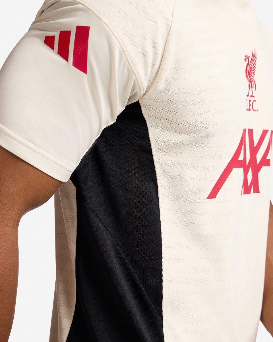 LFC adidas Mens 25/26 Short Sleeve Domestic Top White