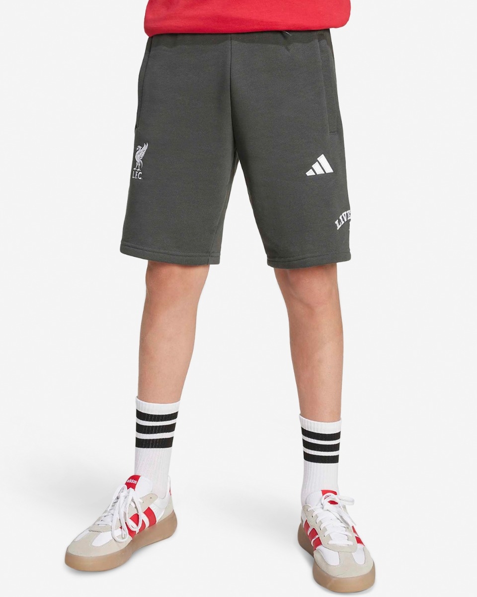 LFC adidas Youth 25/26 US Pack Shorts Grey