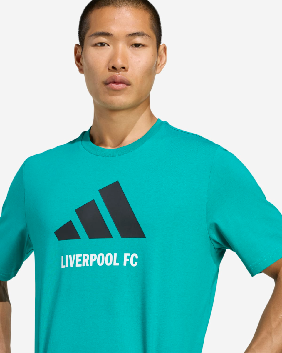LFC adidas Adults 25/26 Graphic Tee Green
