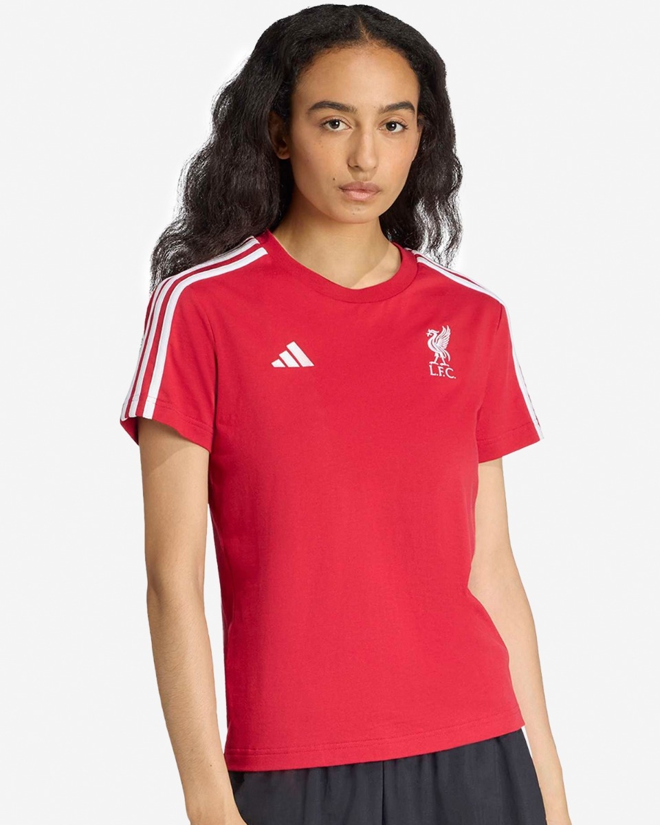 LFC adidas Womens 25/26 DNA Tee Red