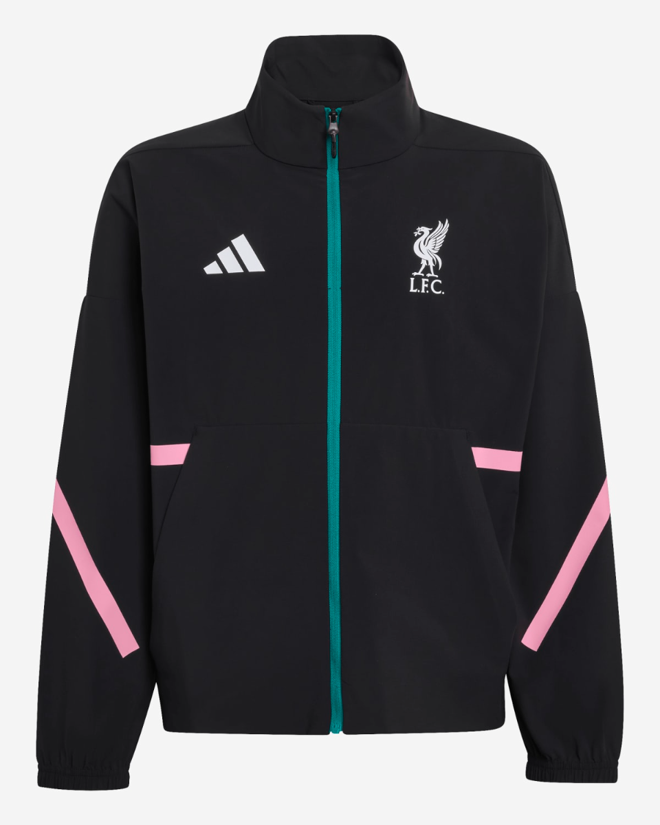 LFC adidas Juniors 25/26 Z.N.E Anthem Jacket Black