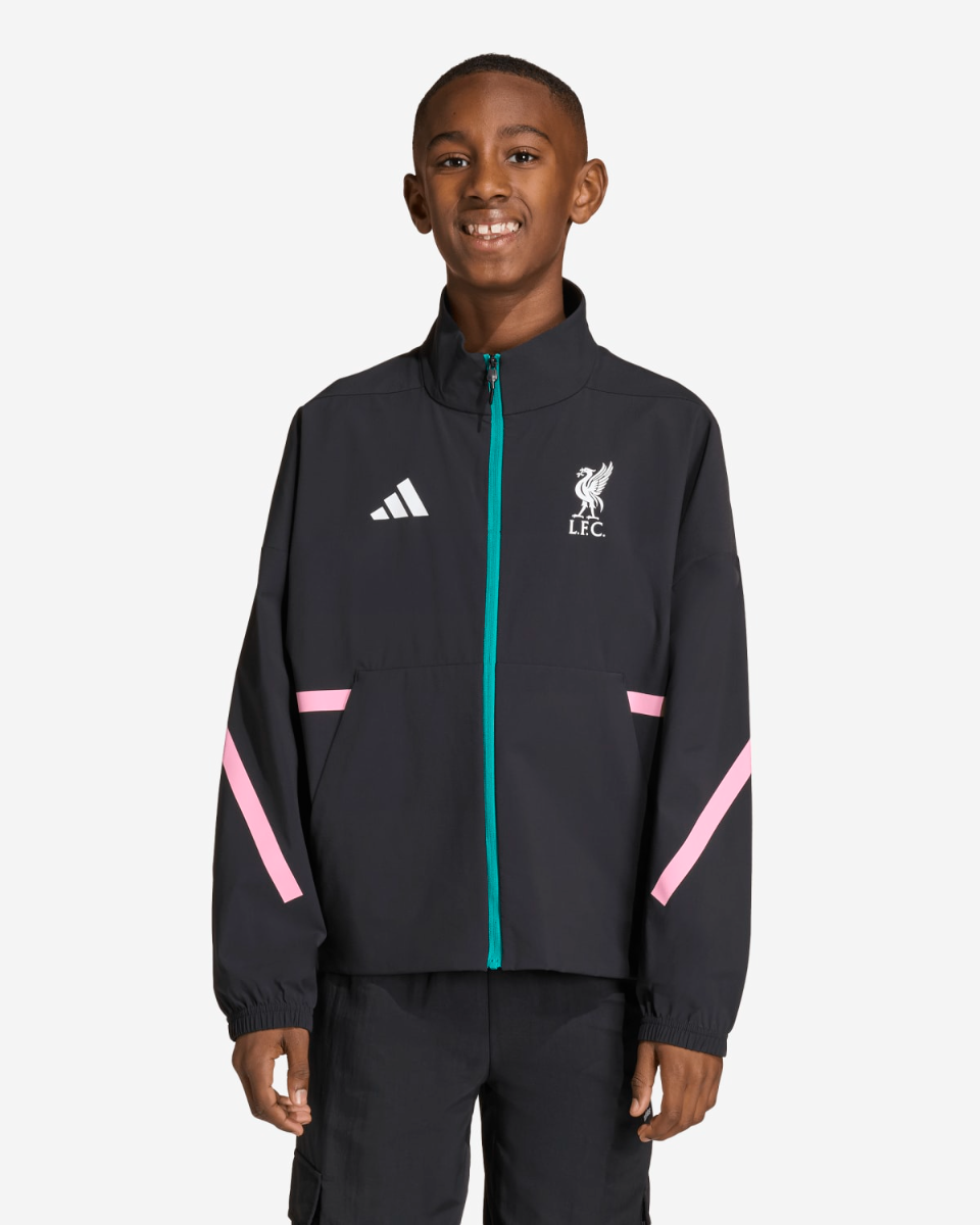 LFC adidas Juniors 25/26 Z.N.E Anthem Jacket Black