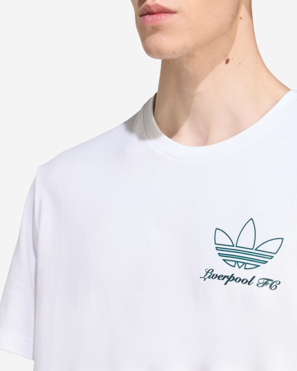 LFC adidas Mens 25/26 Icons Graphic Tee White