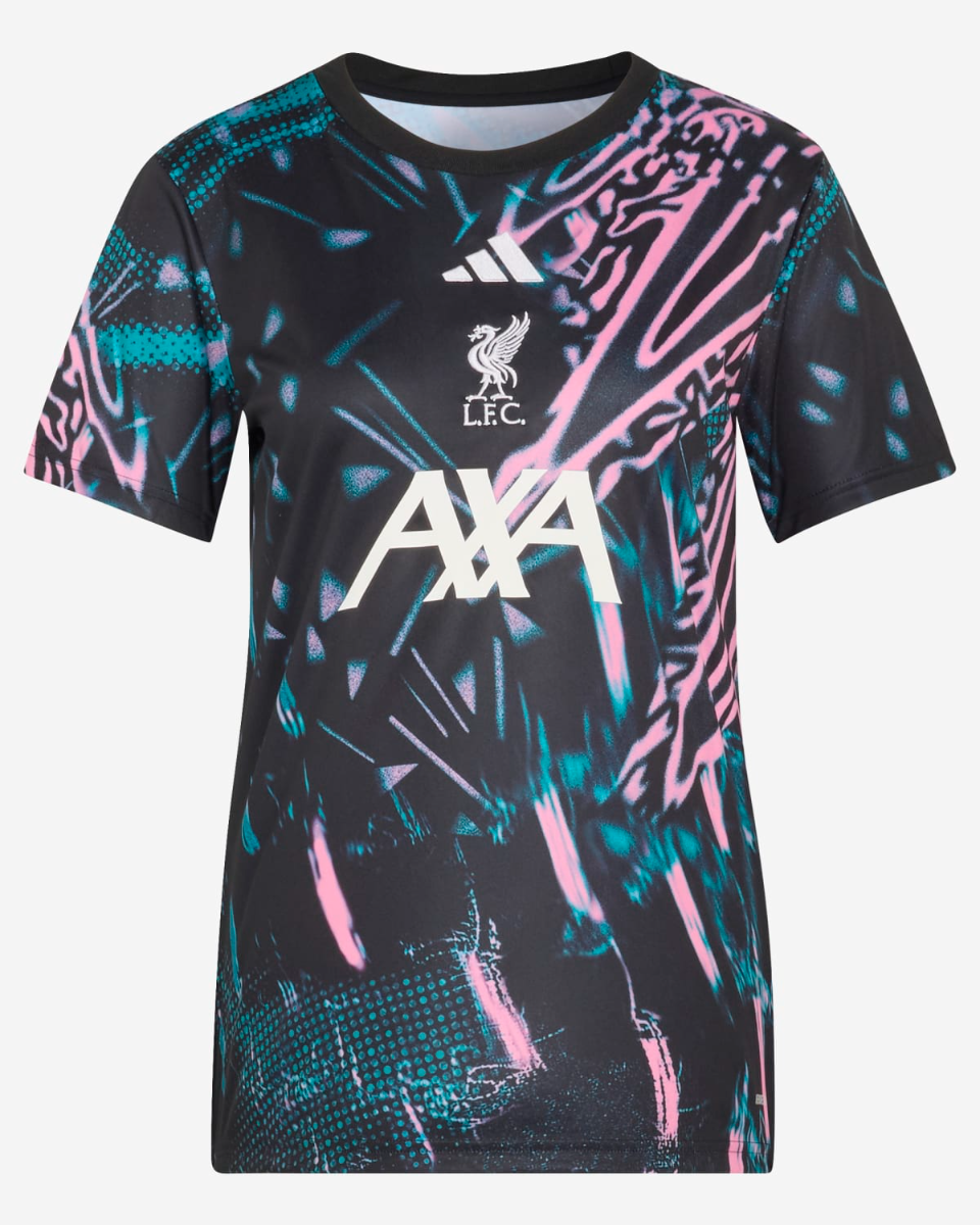 LFC adidas Womens 25/26 Pre-Match Top Black