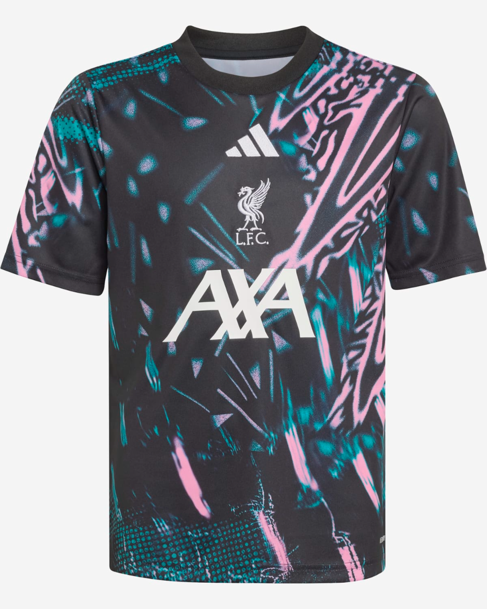 LFC adidas Juniors 25/26 Pre-Match Top Black