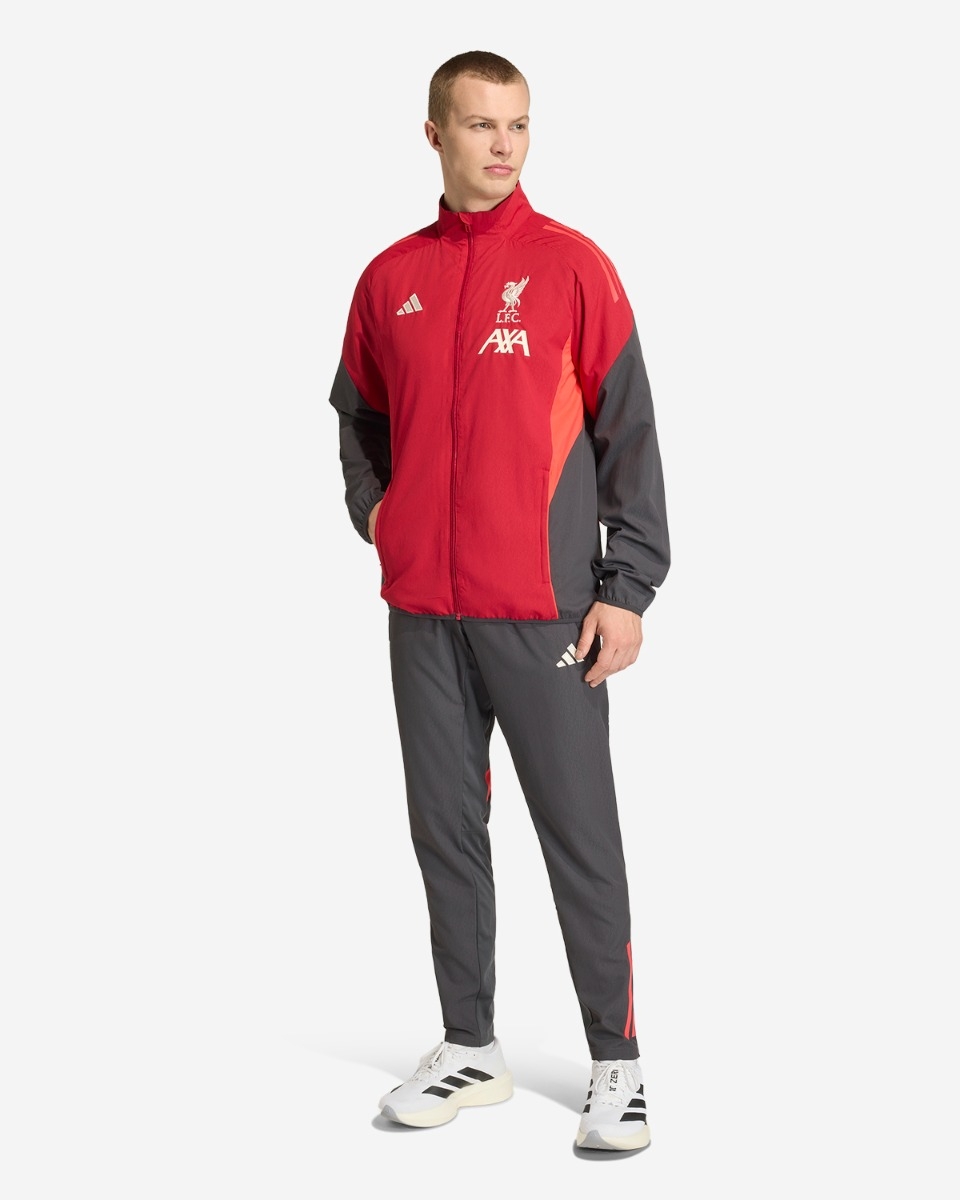 LFC adidas Mens 25/26 Pre-Match Training Pants Black