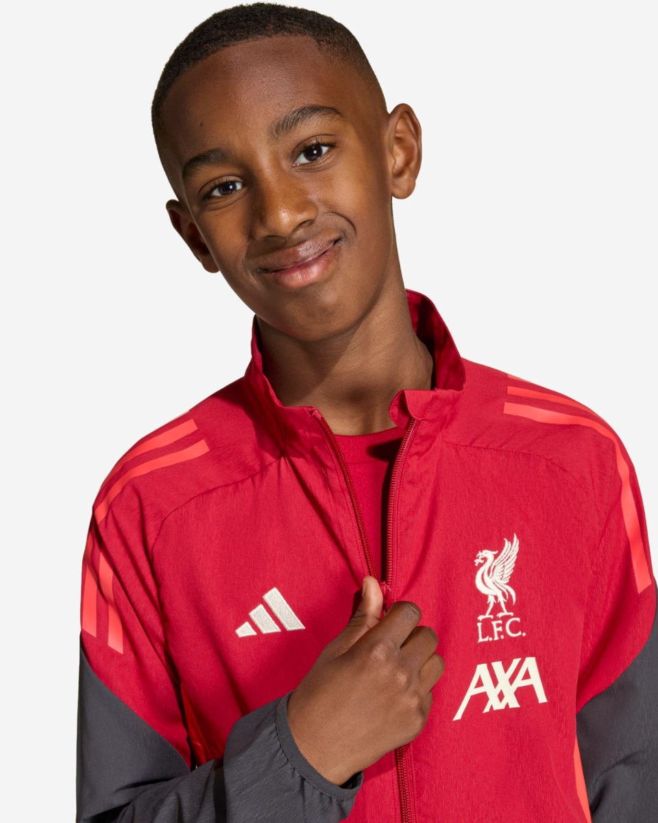 LFC adidas Juniors 25/26 Matchday Jacket Red