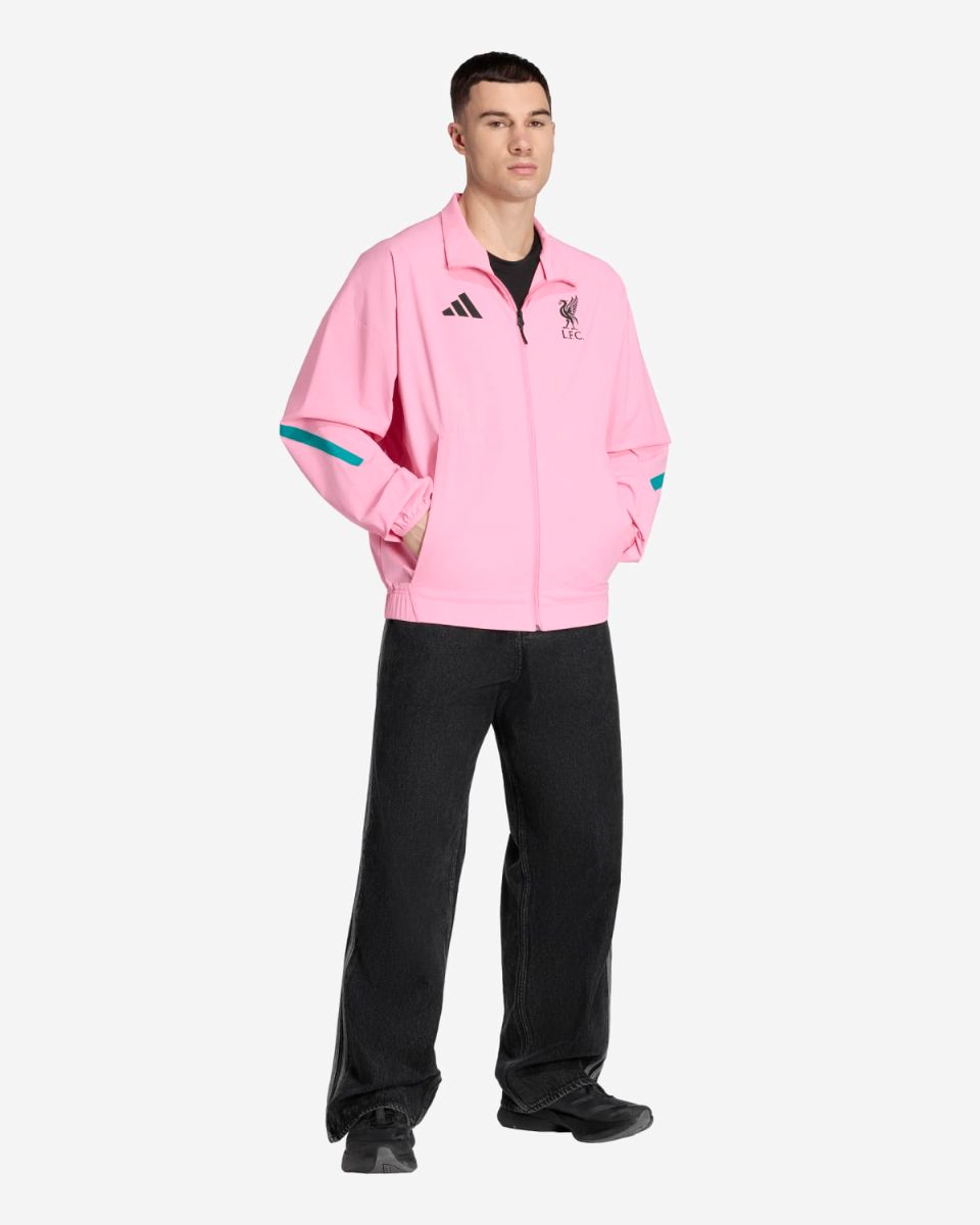 LFC adidas Mens 25/26 Z.N.E Anthem Jacket Pink