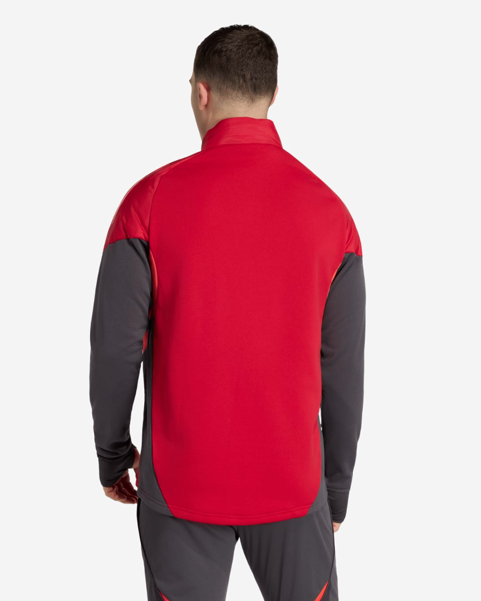 LFC adidas Mens 25/26 Pro Winter Hooded Top Red