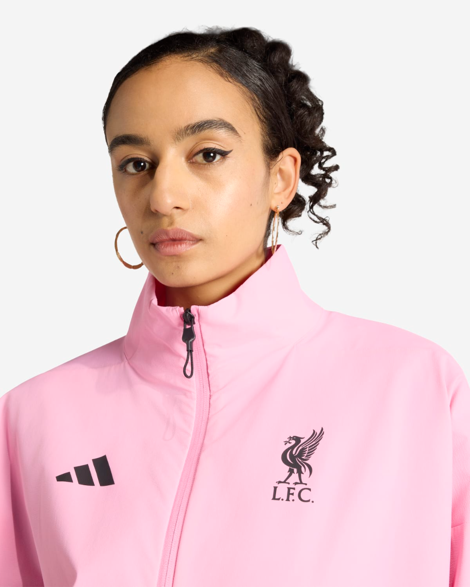LFC adidas Womens 25/26 Z.N.E Anthem Jacket Pink