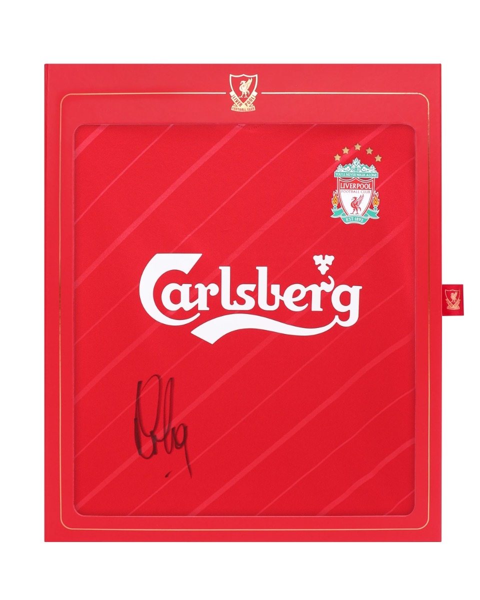 LFC Signed 05/06 Crouch Boxed Shirt