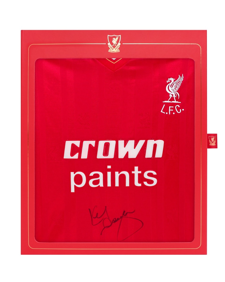 LFC Signed 86 Dalglish Boxed Shirt