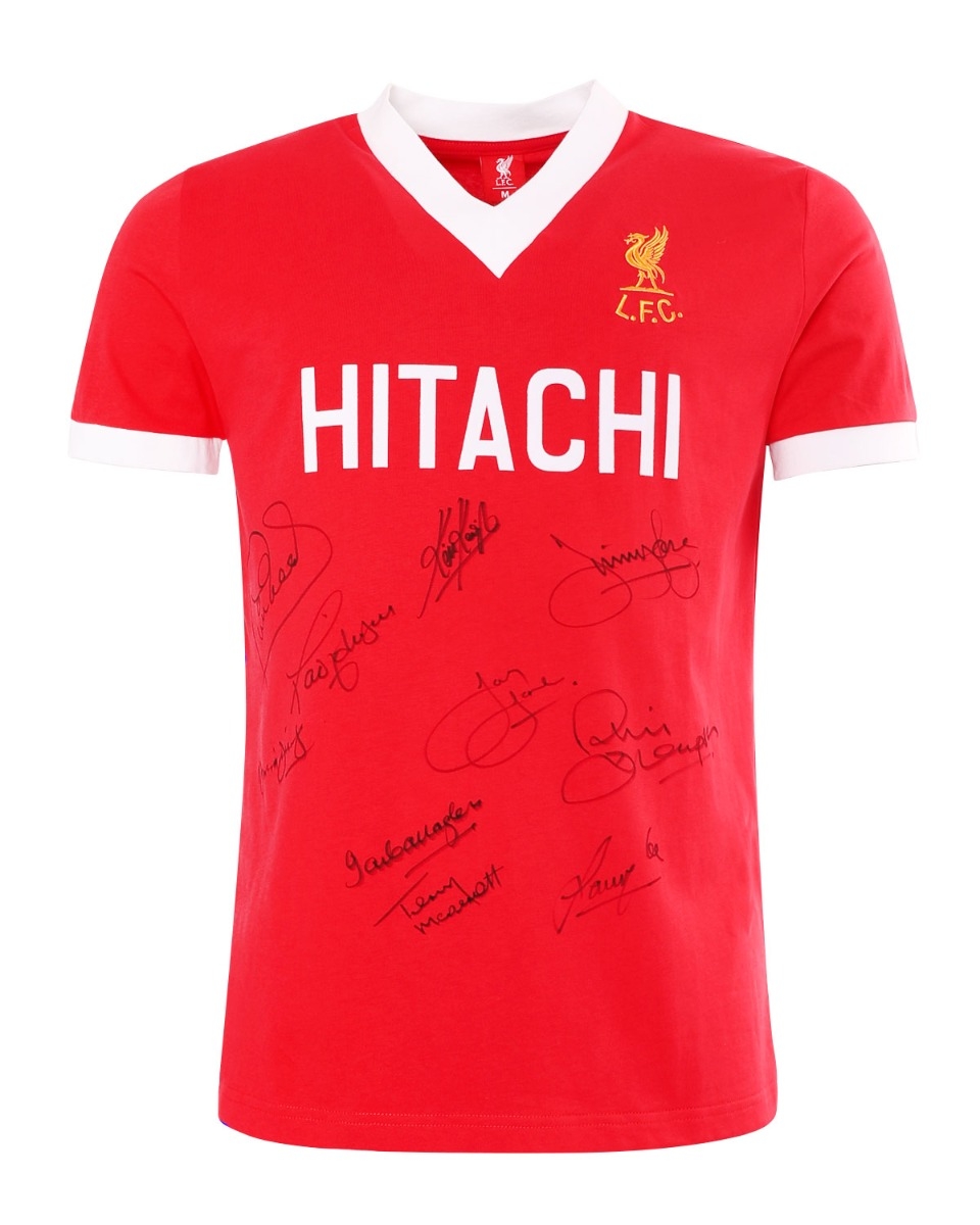 LFC Signed 1970s Legends Boxed Shirt