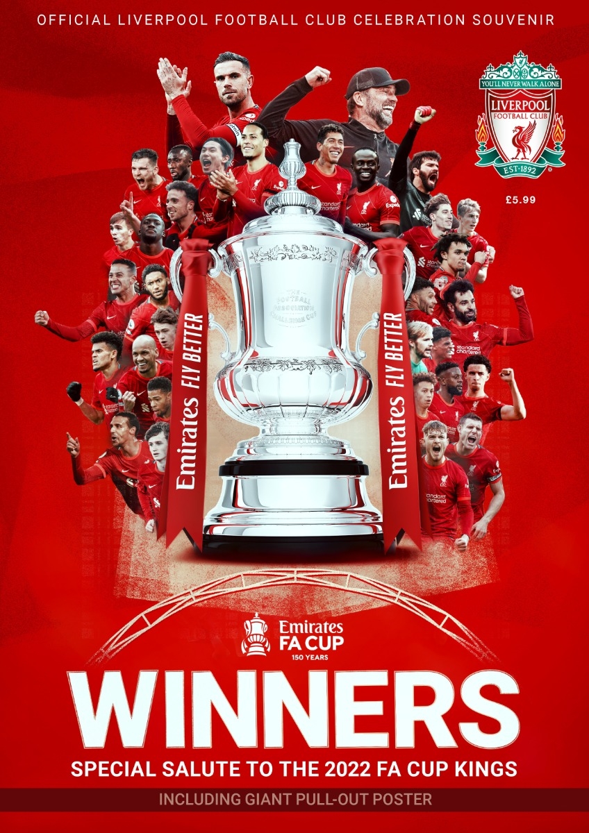 Official LFC 2022 FA Cup Winners Magazine