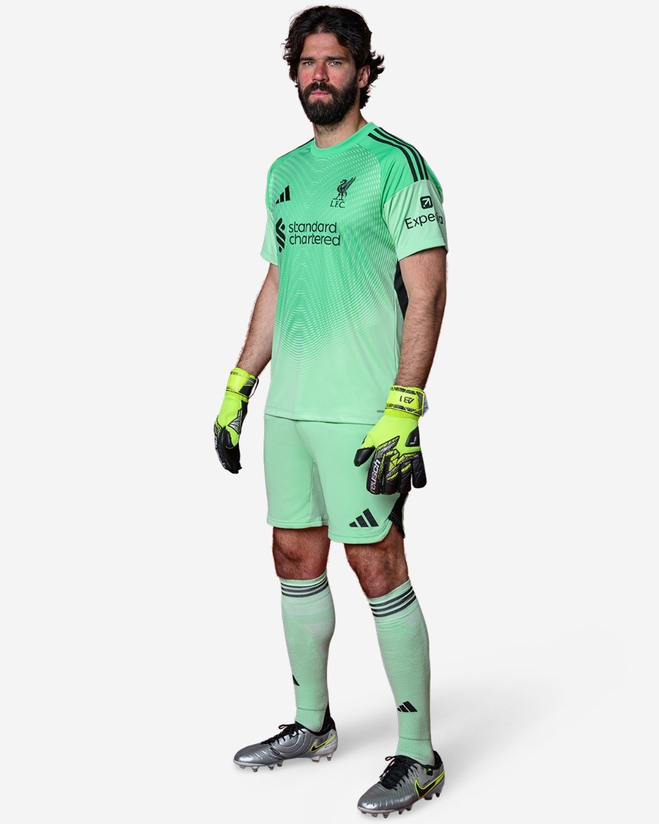 LFC adidas Mens 25/26 Home Short Sleeve Goalkeeper Jersey