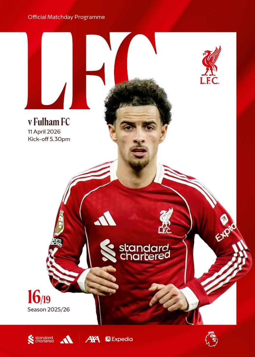 Matchday Programme - LFC vs Fulham - Premier League - 11/04/2026
