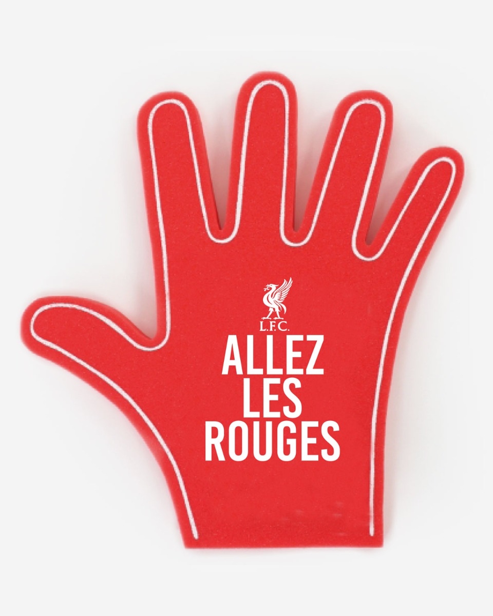 LFC UCL Final Allez Les Rouges Foam Hand