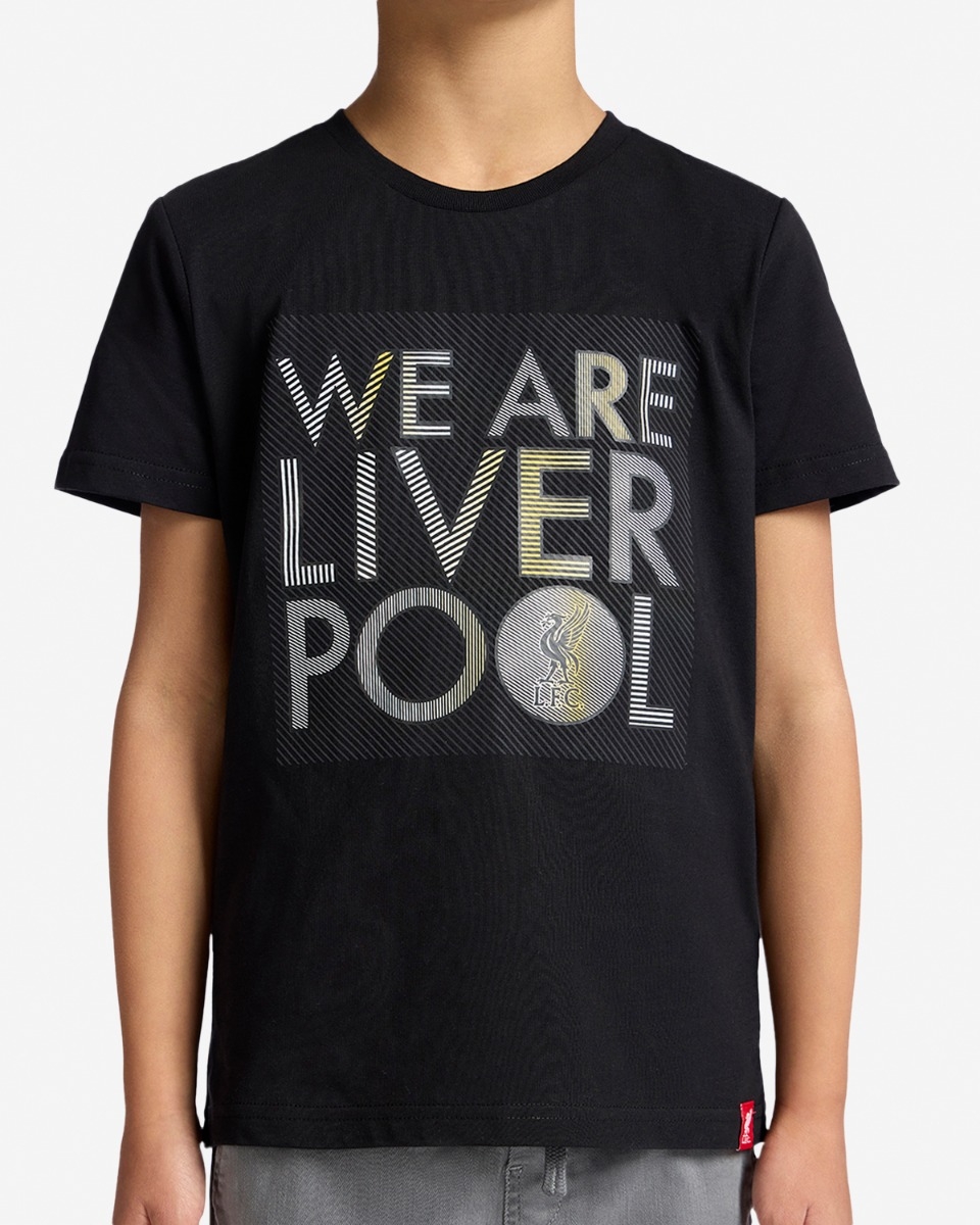 LFC Juniors We Are Liverpool Tee Black