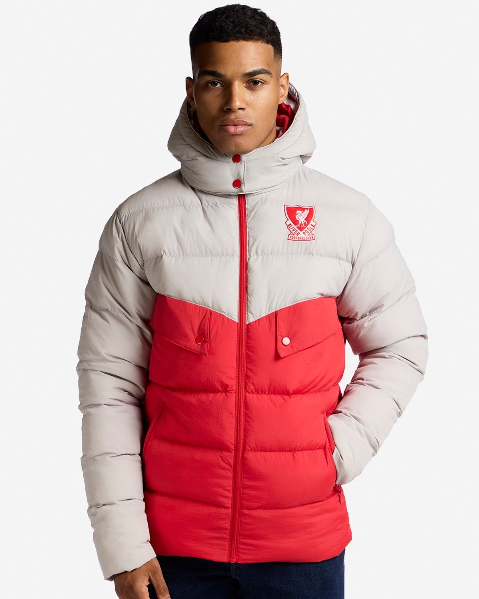 LFC Mens 88/89 Puffa Jacket Grey