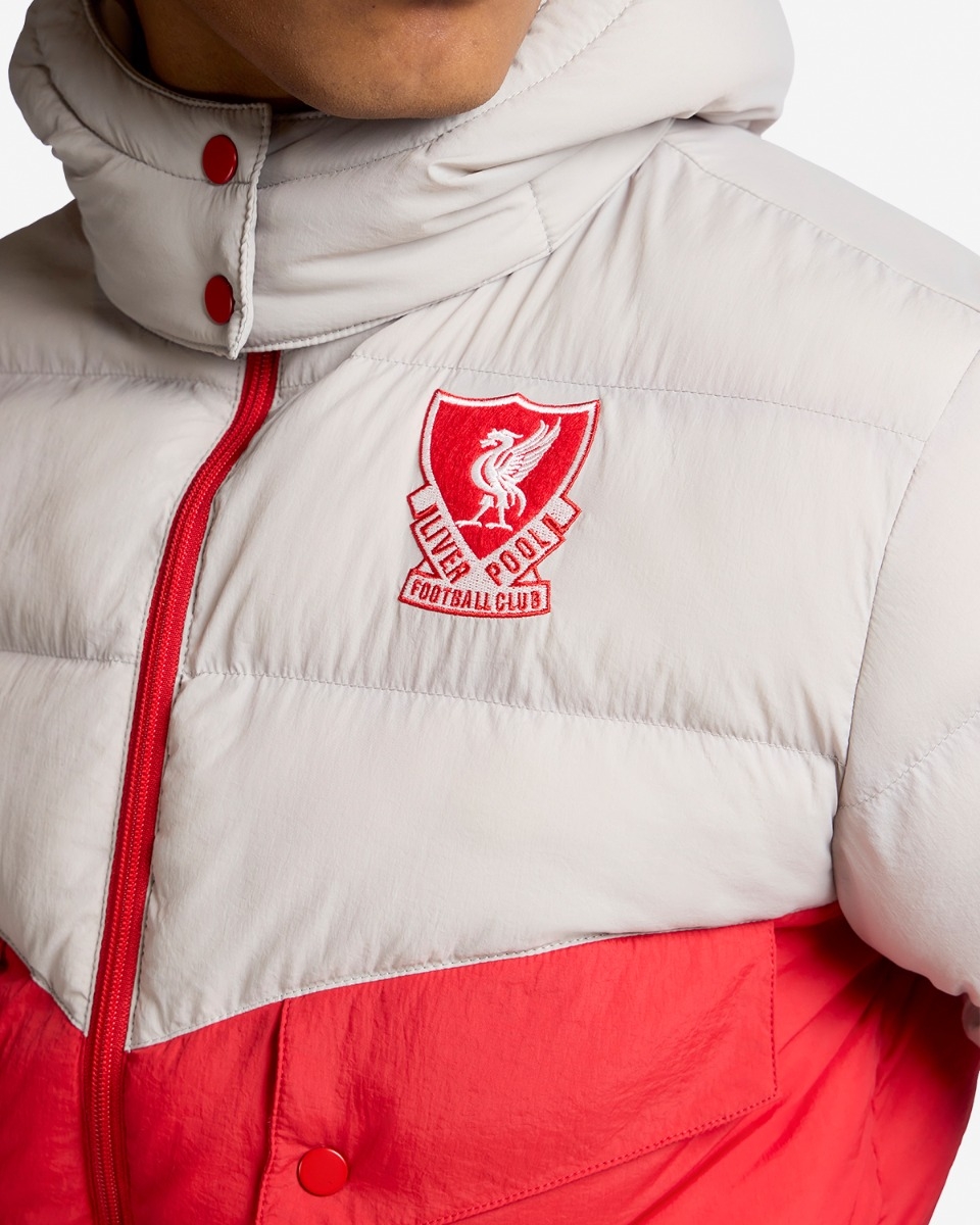 LFC Mens 88/89 Puffa Jacket Grey