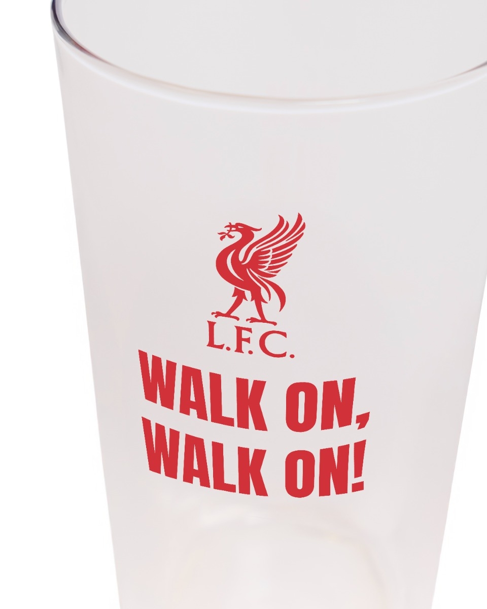 LFC Walk On Pint Glass
