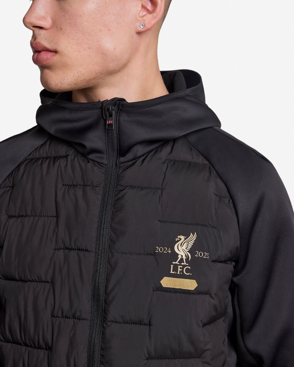 LFC Mens Champions Hybrid Jacket Black