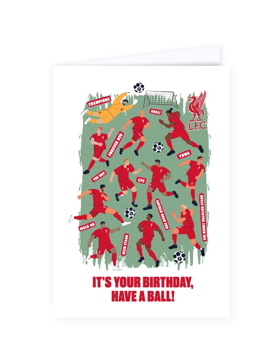 LFC Have A Ball Card