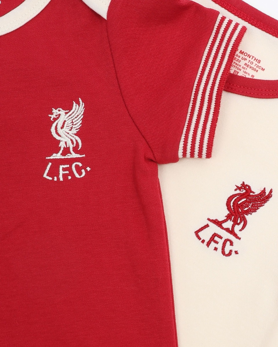 LFC Baby 2Pk Shankly Bodysuits Red