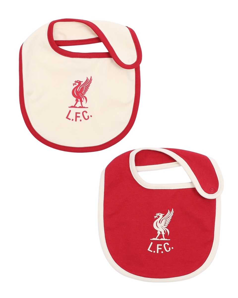 LFC Baby 2Pk Shankly Bibs Red