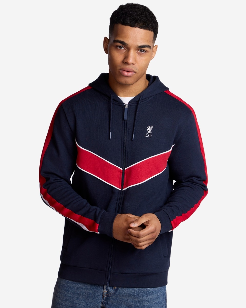 LFC Adults Chevron Hoodie Navy