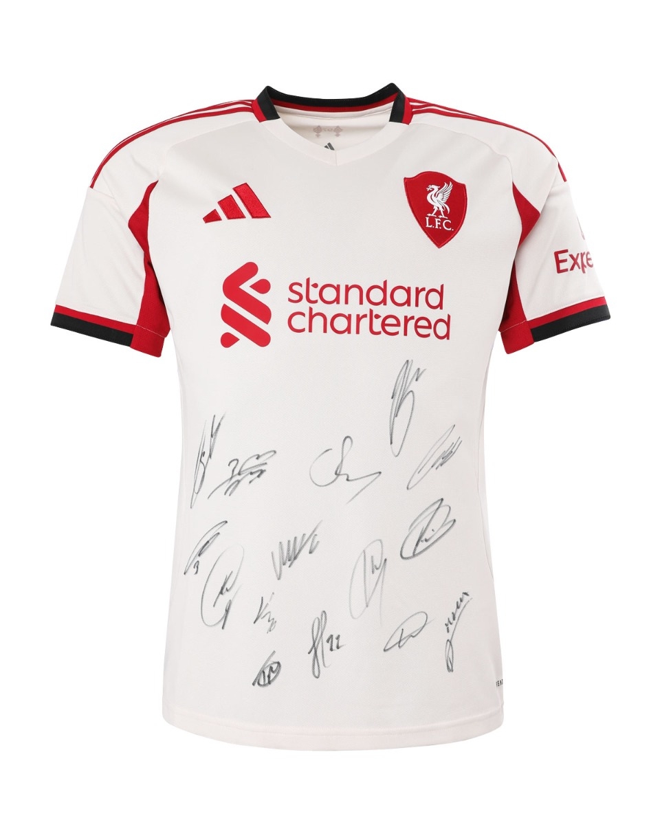 LFC Signed 25/26 Home & Away Dual Boxed Shirts