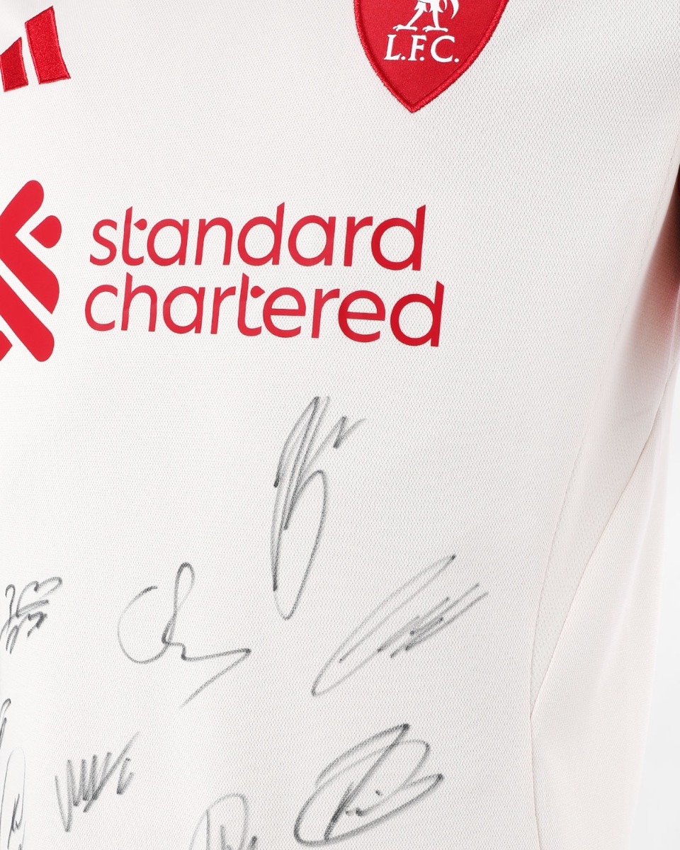 LFC Signed 25/26 Squad Boxed Away Shirt