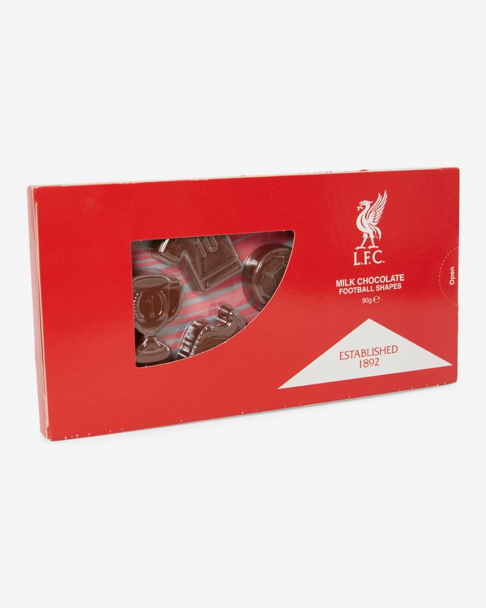 LFC Milk Chocolate Football Shapes