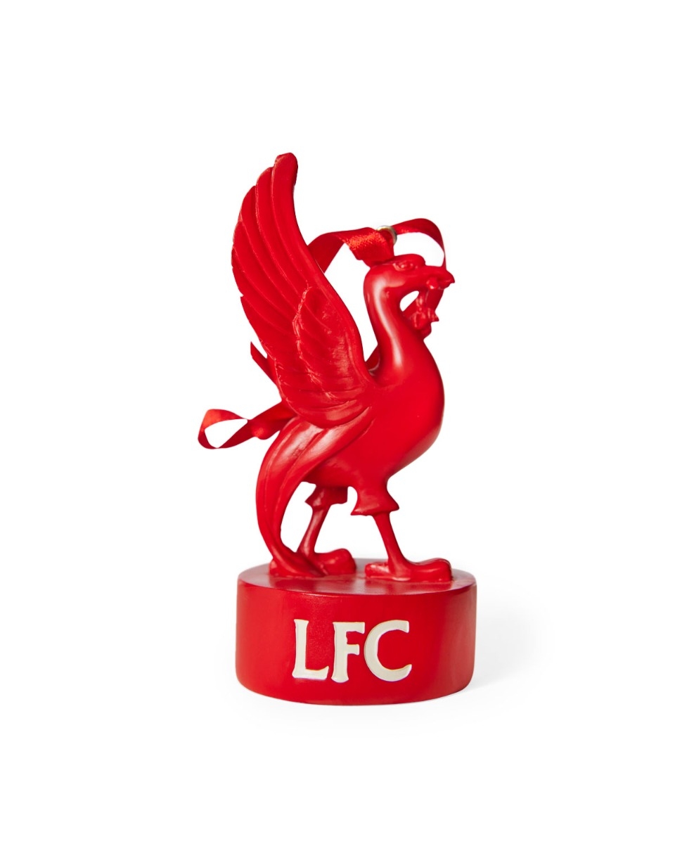 LFC 3D Liverbird Hanging Christmas Decoration