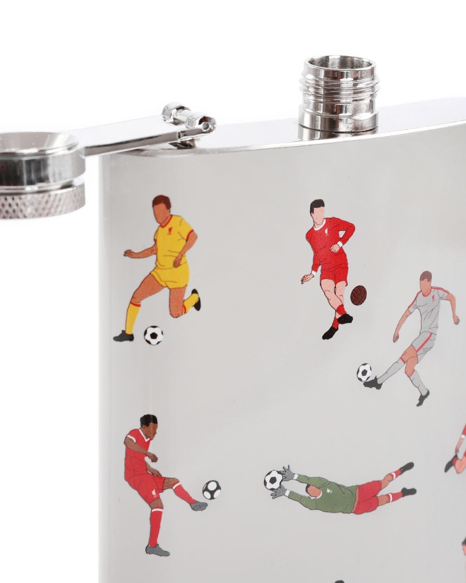 LFC Football Print Hip Flask
