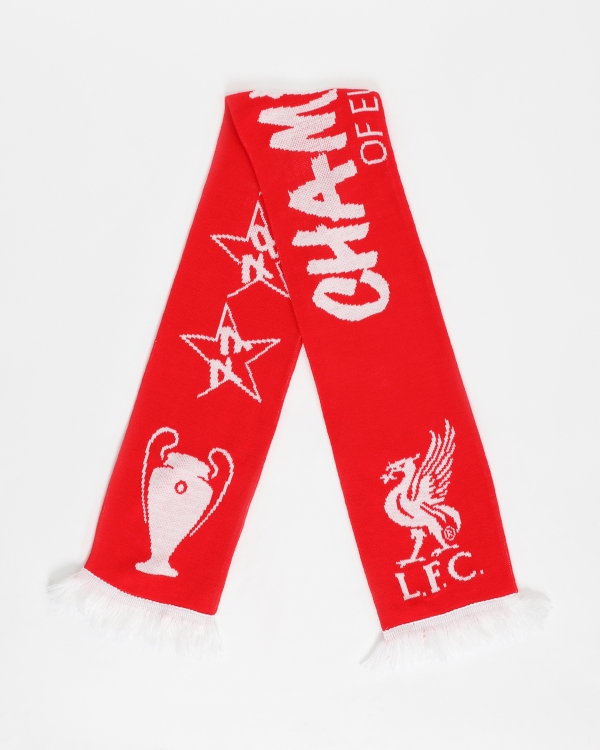 LFC UCL 6 Time Champions Scarf