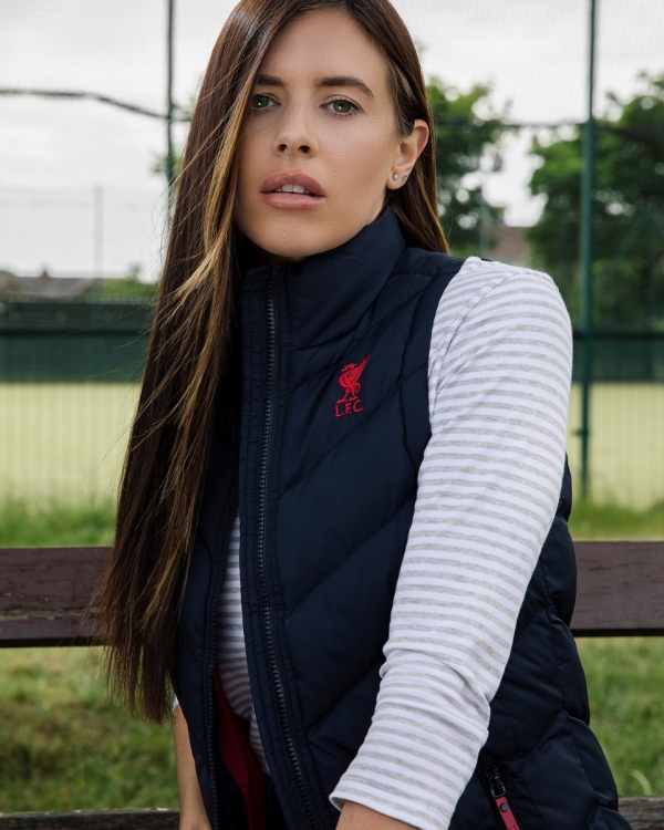 LFC Womens Navy Quilt Gilet